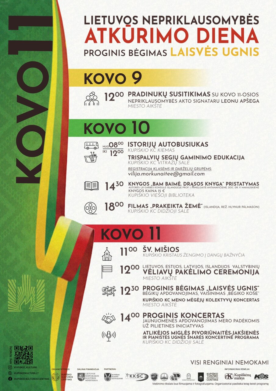Lietuvos nepriklausomybės atkūrimo dienos minėjimas ir proginis bėgimas ...